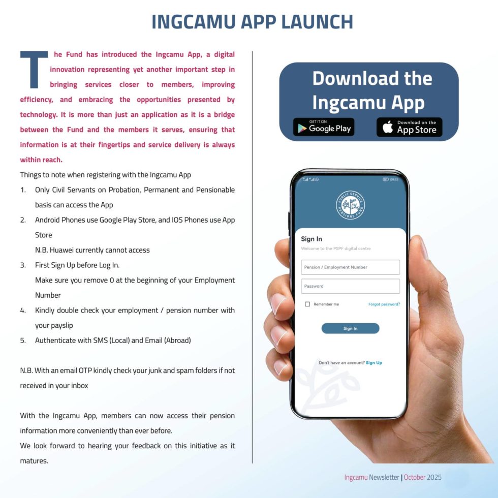 Public Service Pensions Fund | Eswatini's Public Service Pensions Fund